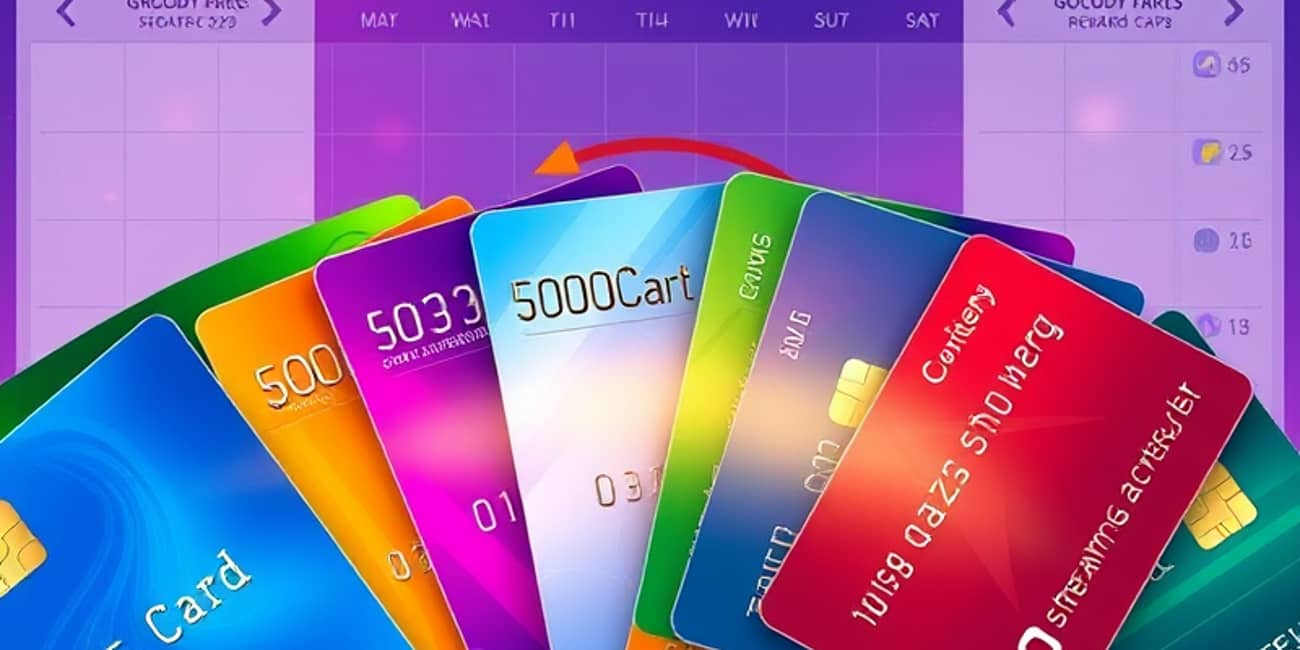 Leverage credit cards that offer rotating rewards categories